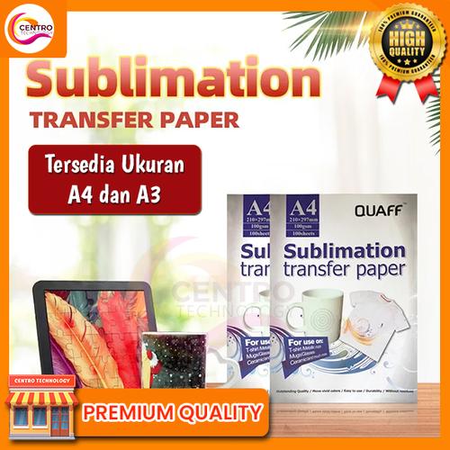 Jual [ISI 100 LEMBAR] Kertas Sublim Transfer Paper A3 100Gsm Isi 50 ...