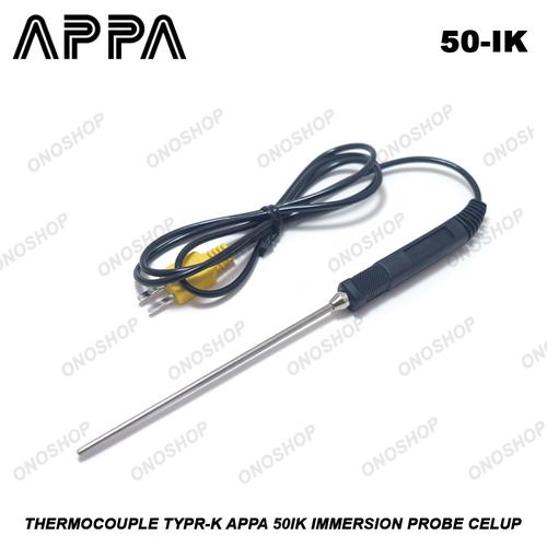 Jual Thermocouple Type-K APPA 50IK Immersion Probe Celup - Jakarta ...