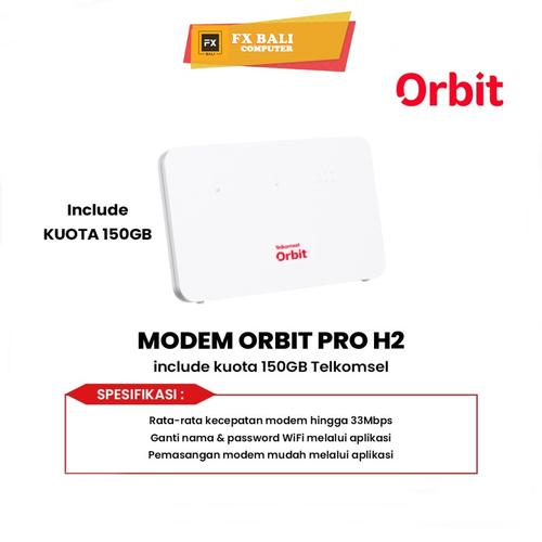 Jual MODEM ORBIT PRO H2 include kuota 150GB Telkomsel - Kota Denpasar ...