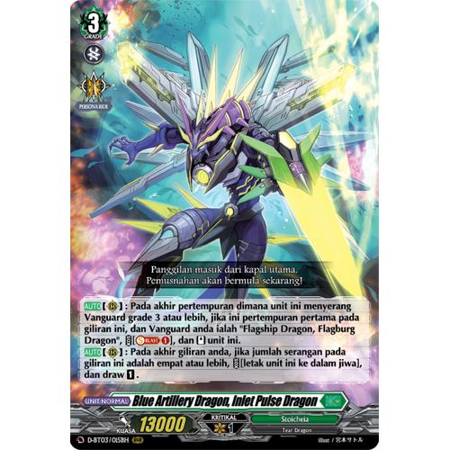 Jual Blue Artillery Dragon, Inlet Pulse Dragon (RRR) | D-BT03 | Bahasa VGD - Jakarta Barat ...
