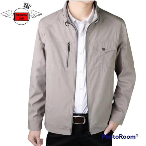 Jual JAKET PRIA MODEL KASUAL SIMPLE SEMI FORMAL - S, Hitam - Kab. Garut ...