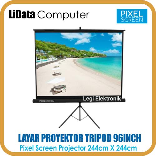 Jual Pixel Screen Projector 96" Tripod - Pixel Screen Projector 96 ...