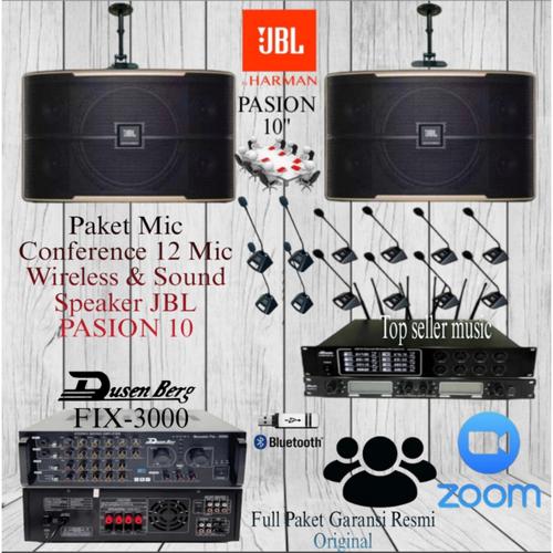 Jual PAKET SOUND SYSTEM MEETING-RAPAT 12MIC WIRELESS CONFERENCE SPEAKER ...