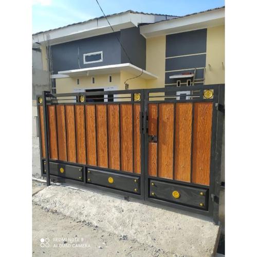 Jual pagar besi motif kayu minimalis - Kab. Bekasi - rodajaya_akb ...