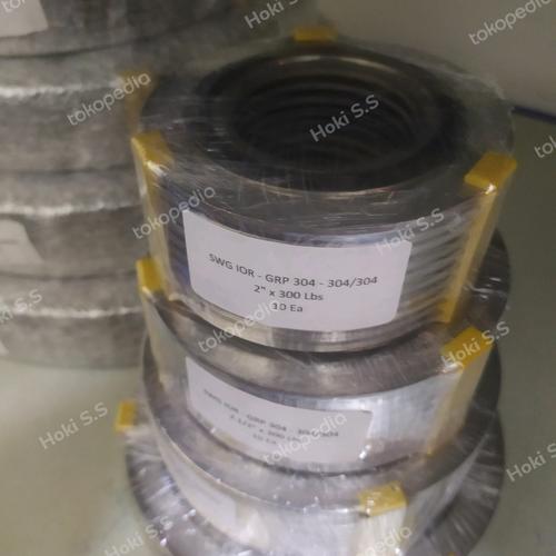 Jual Spiral Wound Gasket Ansi 300 SS304 2" inch / SWG Ansi 300 SS304 ...