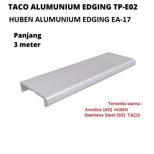 Jual EDGING ALMINI TACO DAN HUBEN UKURAN 3 M BISA METERAN - Kota ...