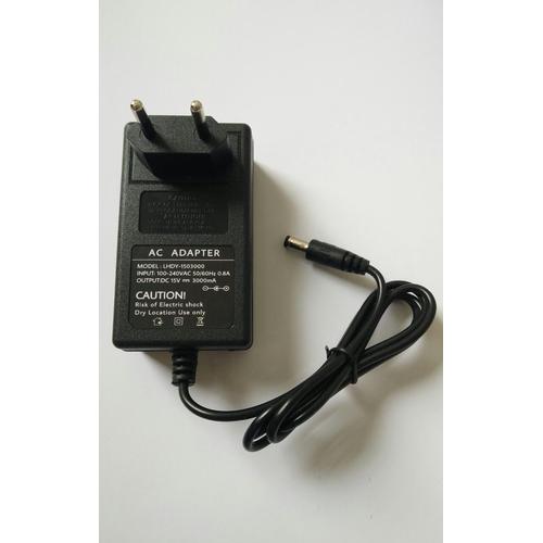 Jual adaptor cas 15V 3000Ma model:LHDY-1503000 Jek DC 5.5mm X 2.1mm - 2 ...