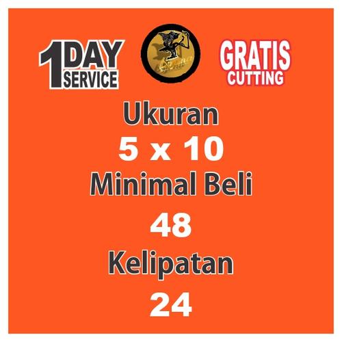 Jual SPV 10 1-6 Arjuna Cetak Stiker Vinyl Kotak Label Makanan Print ...