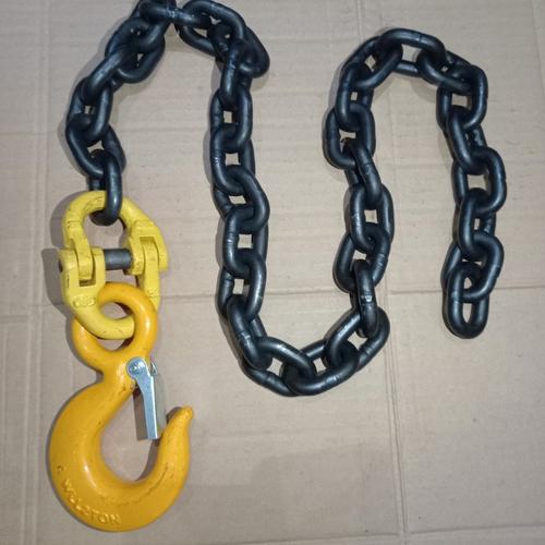 Jual Rantai Baja Hitam G80 dengan Cargo Hook RRT Kapasitas 2 Ton x 3 ...