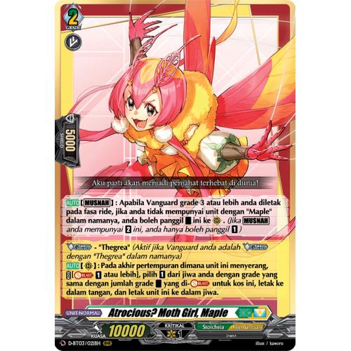 Jual Atrocious? Moth Girl, Maple (RRR) | D-BT03 | Bahasa Vanguard - Jakarta Barat - Carttu ...