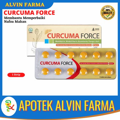Jual CURCUMA FORCE Multivitamin Curcuma Force Tablet Vitamin - Jakarta ...