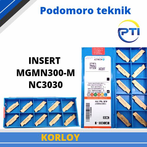 Jual MGMN300-M Insert Grooving 3mm Pahat Bubut MGMN 300 NC3030 - Kab ...