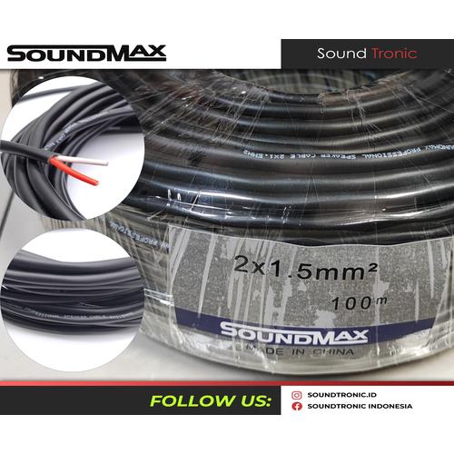 Jual Kabel Speaker SOUNDMAX 2x1.5 1 Roll 100 Meter - 50meter - Jakarta ...