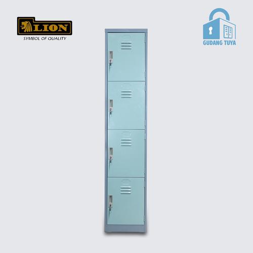 Jual LION Steel Locker Loker 4 Pintu - L554 (Loker Sekolah/Rak File ...