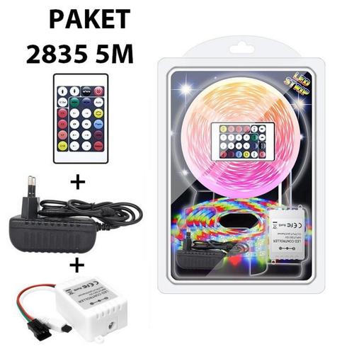 Jual LAMPU LED STRIP 5050 3528 2835 RGB 5M 10m IP44 RGB REMOTE LAMPU ...