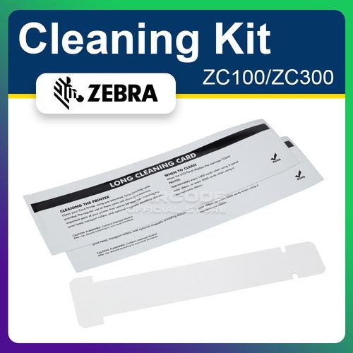 Jual Cleaning Kit OEM Printer Kartu ID Card Compatible Zebra ZC100 ...