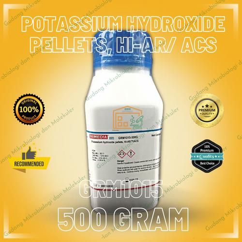 Jual Potassium hydroxide pellets | KOH, Hi-AR/ACS, 500 gram - Kab ...