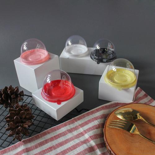 Jual Tray Mica Mooncake Bulat Mini Mika Kue Bulan Kecil Mika Moon Cake ...