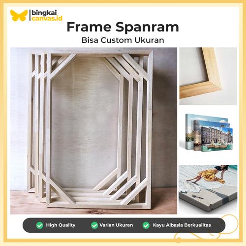 Promo SPANRAM/BINGKAI FRAME KAYU BERBAGAI UKURAN - 40x40cm - Kota Depok ...