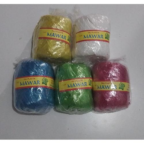 Jual TALI RAFIA KECIL MAWAR RANDOM - tali plastik rapia warna - Jakarta ...