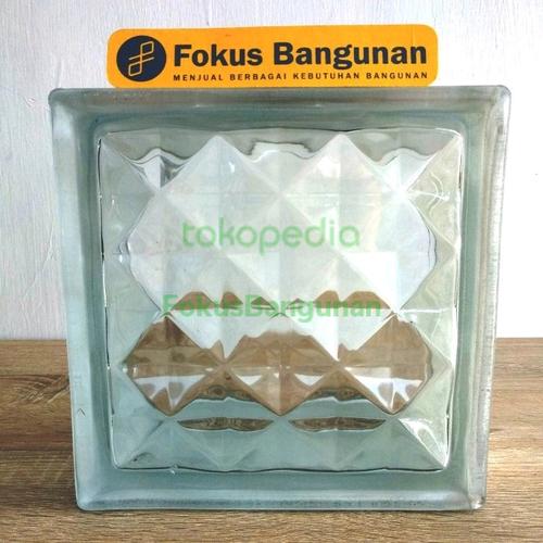 Jual Glass Block Mulia / Roster Kaca 20x20 cm Diamond & Ocean View ...