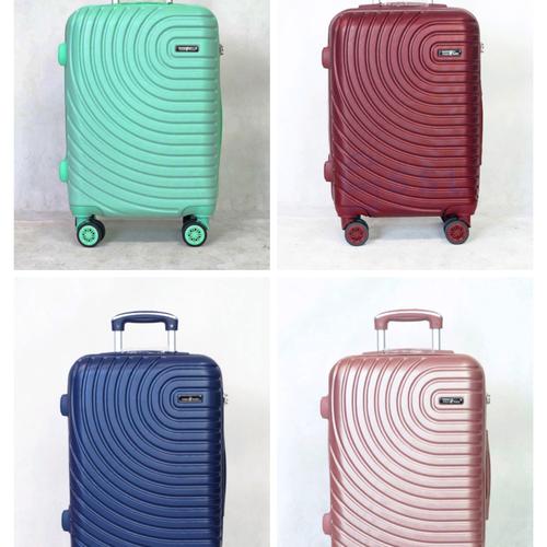 Jual KOPER 20 INCH FIBER 20 INCI KABIN ANTI PECAH BERPUTAR 360 ° - BIRU ...