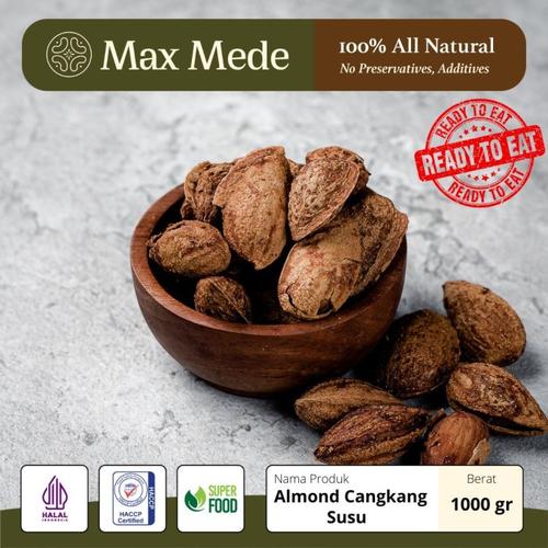 Jual Max Mede - Kacang Almond Panggang Cangkang - Rasa Susu 1KG - Kota ...