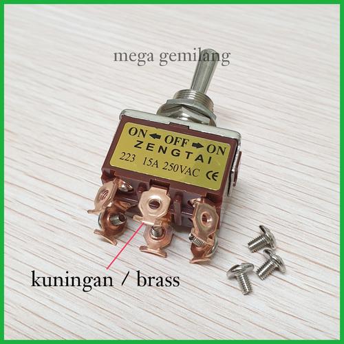 Jual Saklar Toggle switch momentary 6p (on) - off - (on) - Jakarta ...