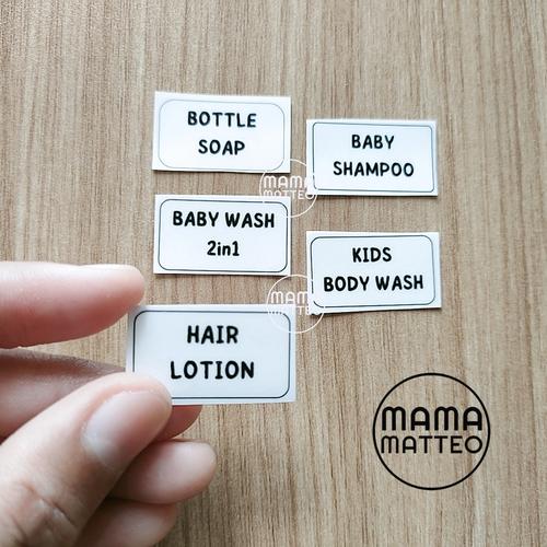Jual STICKER BENING Label Nama Botol Refill Isi Ulang Stiker Baby Kids ...