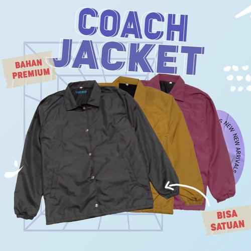 Jual Coach Jacket Premium Polos Unisex Aneka Warna - Kab. Tegal ...