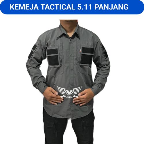 Jual KEMEJA TACTICAL LAPANGAN PDL LENGAN PANJANG - BAJU TACTICAL - Biru ...