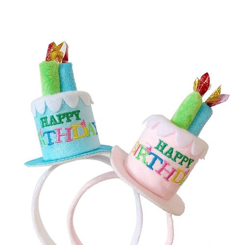 Jual Bando Ulang Tahun Headband Birthday Cake Bandana Model Topi Kue ...