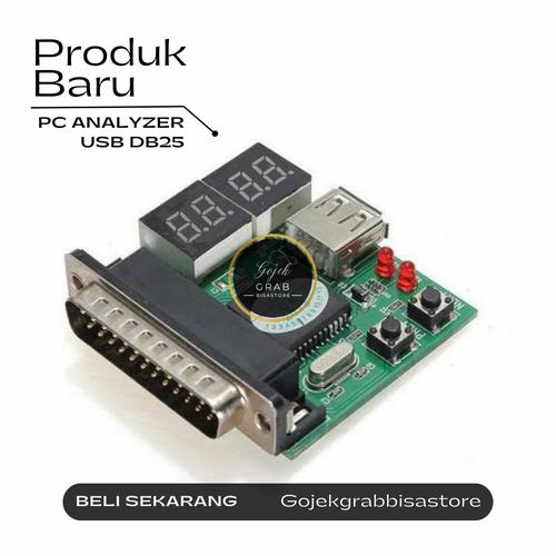 Jual DB25 M - USB 4-Digit PC Analyzer Diagnostic Card Motherboard ...