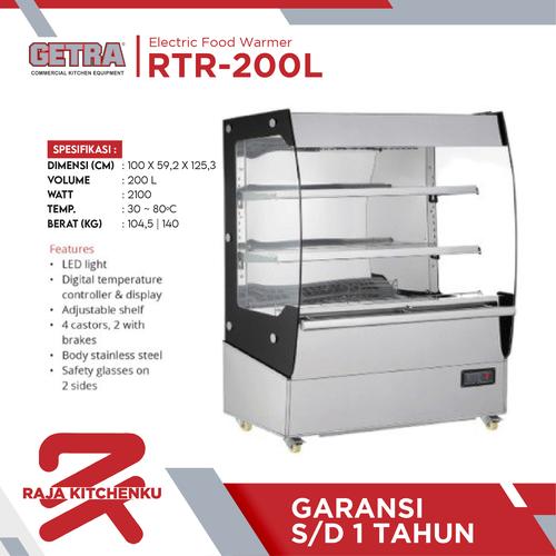 Jual GETRA Electric Food Warmer RTR-200L / RTR 200L / RTR200L - Jakarta ...