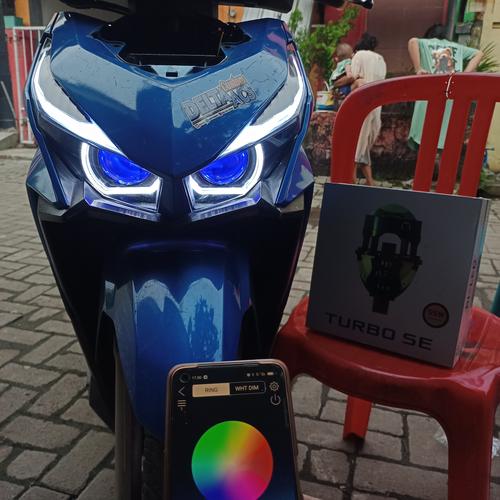 Jual Bi-Led Aes Turbo SE Vario 125/150 l Custom Headlamp Honda Vario ...