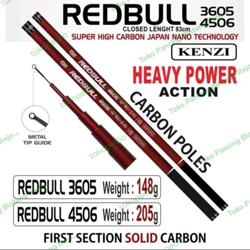 Jual Stik Pancing / Joran Tegek Kenzi Redbull - 360cm - Kab. Sidoarjo ...