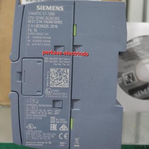 Jual 6Es7214-1Ag40-0Xb0 Siemens Simatic S7-1200 Cpu 1214C Dc/Dc/Dc -Plc - Jakarta Barat - Armada ...
