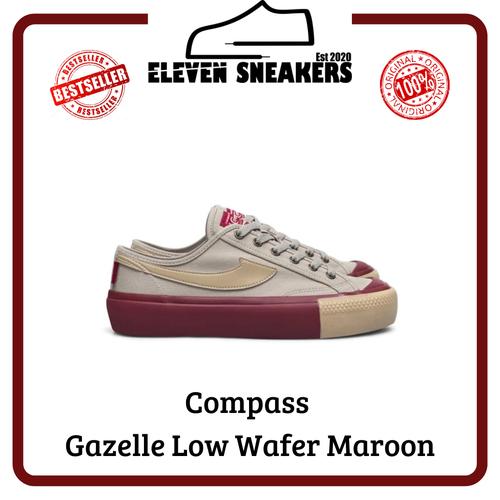 Jual Compass gazelle low wafer maroon - 40 - Jakarta Timur - Eleven ...