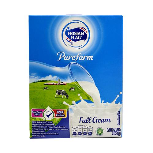 Jual Susu Full Cream / Milk Powder Full Cream Frisian Flag - 400 Gram ...