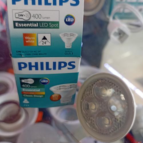 Jual Lampu Philips MR16 5w essential led spot 5 watt 12v - Putih - Kota ...