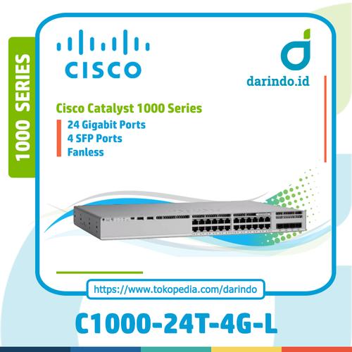 Jual Cisco C1000-24T-4G-L Catalyst 1000 Series Switch + Smart Net - Jakarta Pusat - Darindo ...