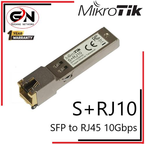 Jual Mikrotik S+RJ10 SFP module 10Gbps SFP Transceiver 10 GB - Jakarta ...