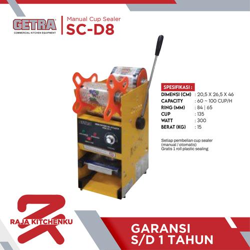 Jual GETRA Cup Sealer Manual SC-D8H / SC D8H / SCD8H - Jakarta Barat ...