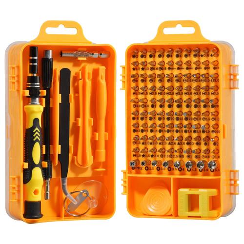 Jual Obeng Hp full set 115 in 1 Set Alat Service Reparasi HP - 115 Kuning - Jakarta Pusat - DJ ...