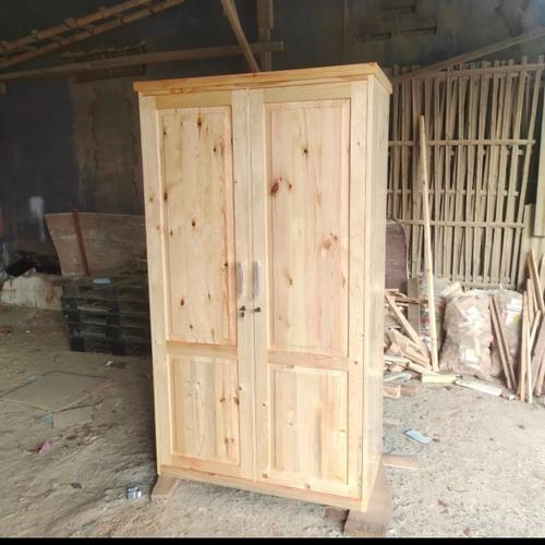 Jual lemari baju kayu jati belanda /lemari baju minimalis/lemari kayu ...
