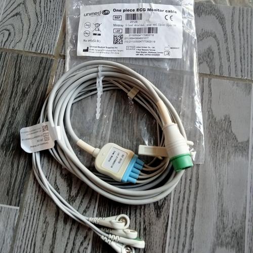 Jual kabel EKG/ECG cable mindray umec 10/imec series 5 lead snap 12 pin ...