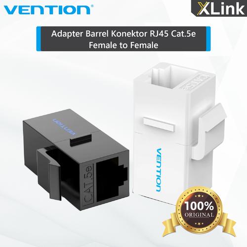 Promo Adapter Barrel Vention Konektor RJ45 Cat.5e Female to Female ...