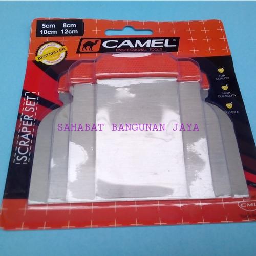 Jual KAPE SET CAMEL/ SKRAP/SCRAPER SET 4PCS CAMEL - Jakarta Barat ...