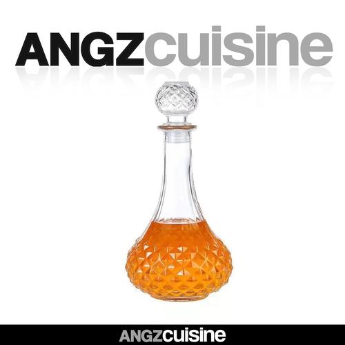 Jual Botol Kaca Crystal Tebal Glass Bottle 800 ml 1 pcs - Kota Semarang ...