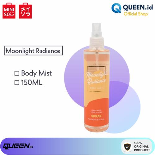 Jual Miniso Body Mist Parfum Moonlight Radiance Mandafin tonka bean ...